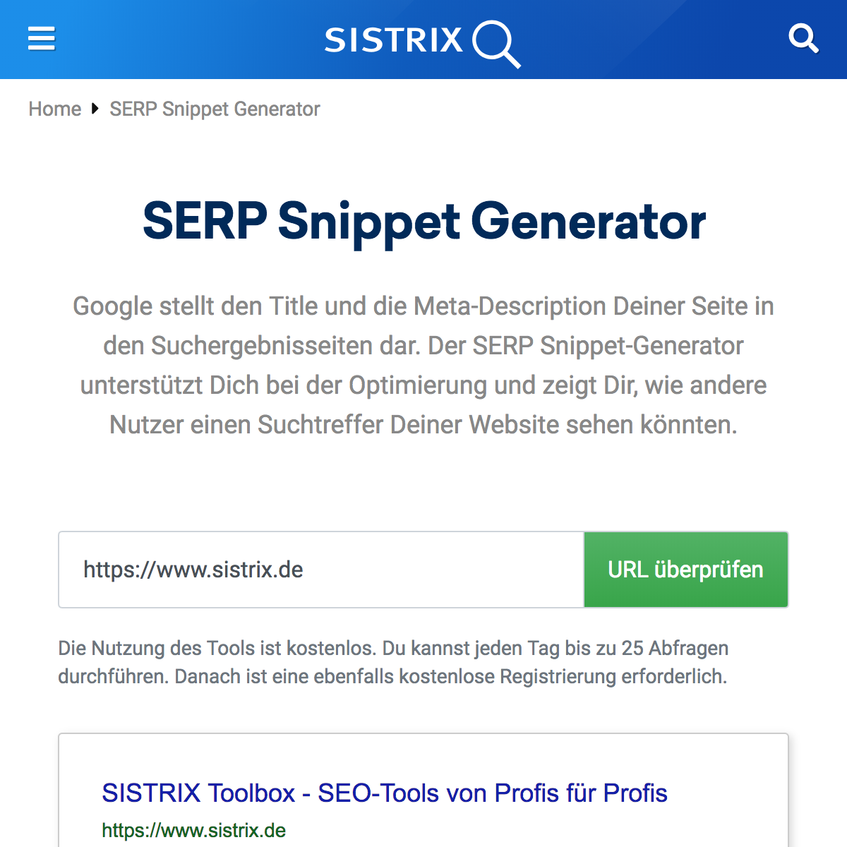 Alternativas a la herramienta SISTRIX - SISTRIX
